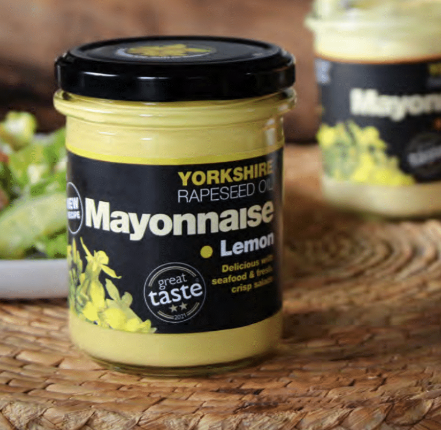 Yorkshire Rapeseed Oil Lemon Mayonnaise - 1 Jar (190g) – The Burnt Hill ...